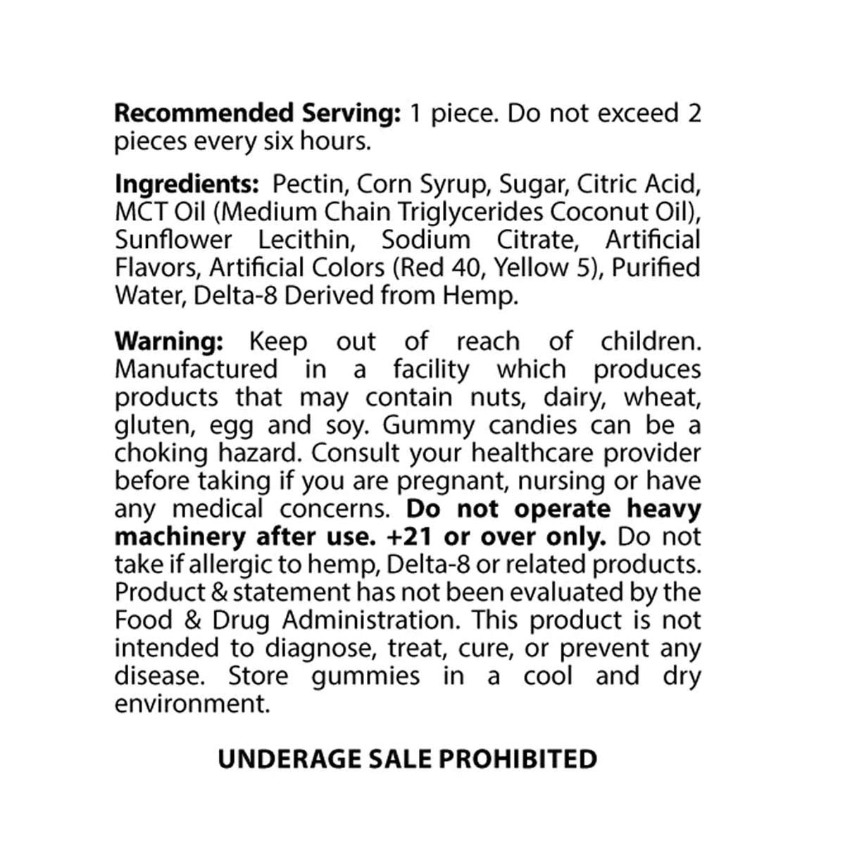 Delta 8 Infused Gummies 1000mg | Strongest D8 Gummy (50mg) – MPC