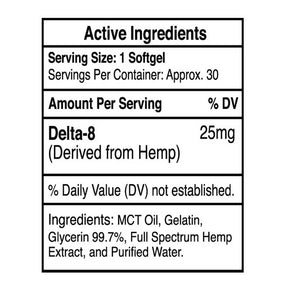 Buy Delta 8 Softgels Online | Capsule with 25mg of Delta 8 THC – MPC